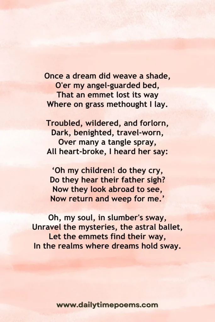 Dreams Poem - 10 Poems That Will Make You See the Power of Vision