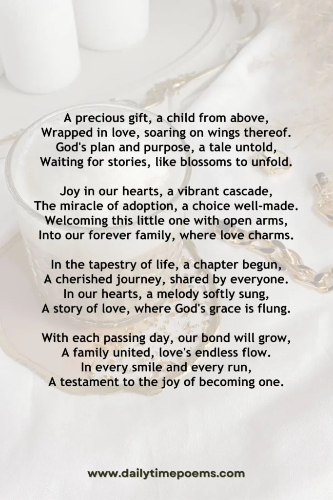 Adoption Poems - 10 Poems to Inspire Children Well in their New Home