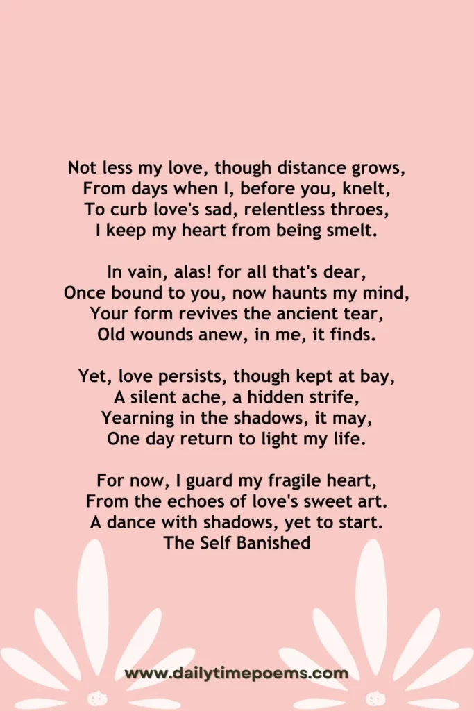 Break Up Poems - 15 Poems that Best Say Goodbye to a Loved One